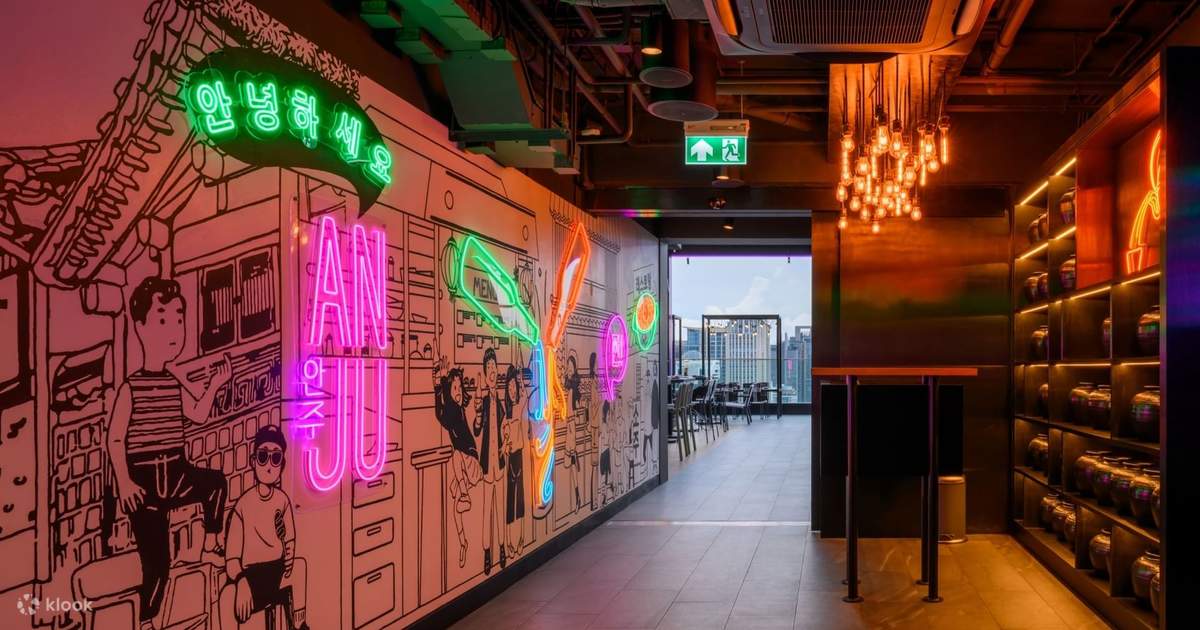 Quán bar sân thượng ANJU Hàn Quốc - Klook Việt Nam